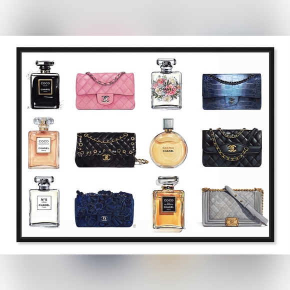CHANEL | Wall Decor | Chanel 1x17 Framed Wall Art | Poshmark
